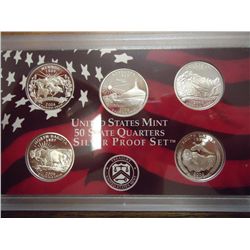 2006-S US 50 STATE QUARTERS SILVER PROOF SET