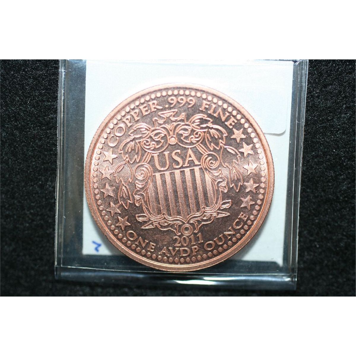 2011 Liberty Copper Round, .999 fine 1 oz.