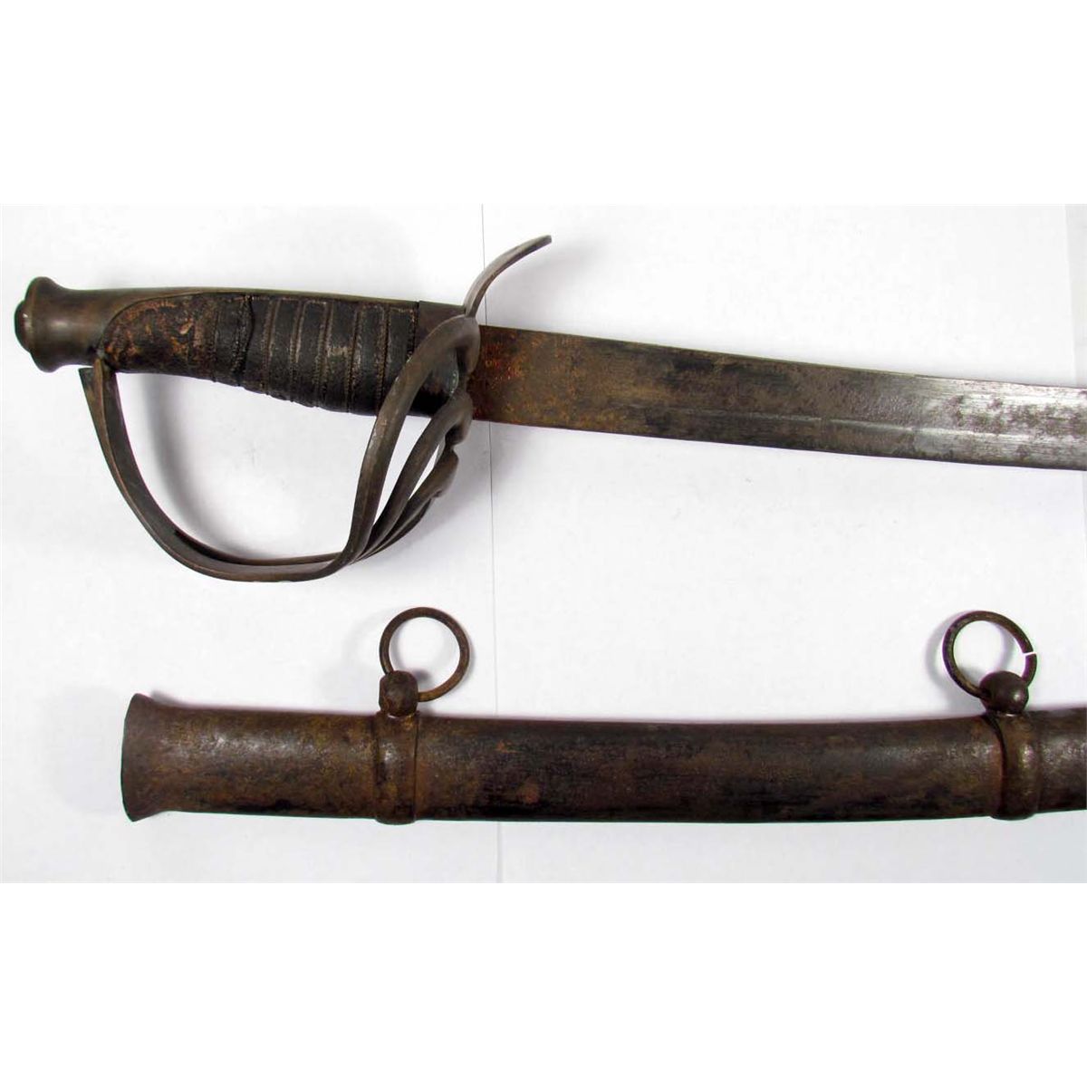 RARE CONFEDERATE CIVIL WAR ERA 1862 NASHVILLE PLOW WORKS EM SWORD W ...