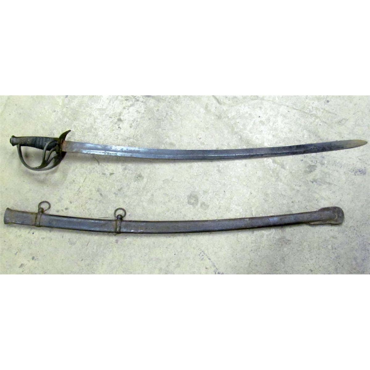RARE CONFEDERATE CIVIL WAR ERA 1862 NASHVILLE PLOW WORKS EM SWORD W ...