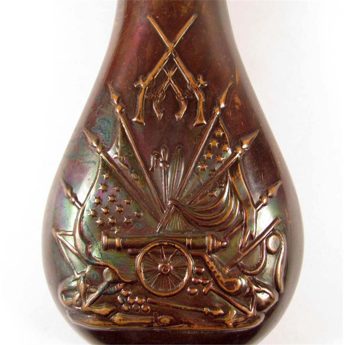 OLD WEST MILITARY GUN POWDER FLASK