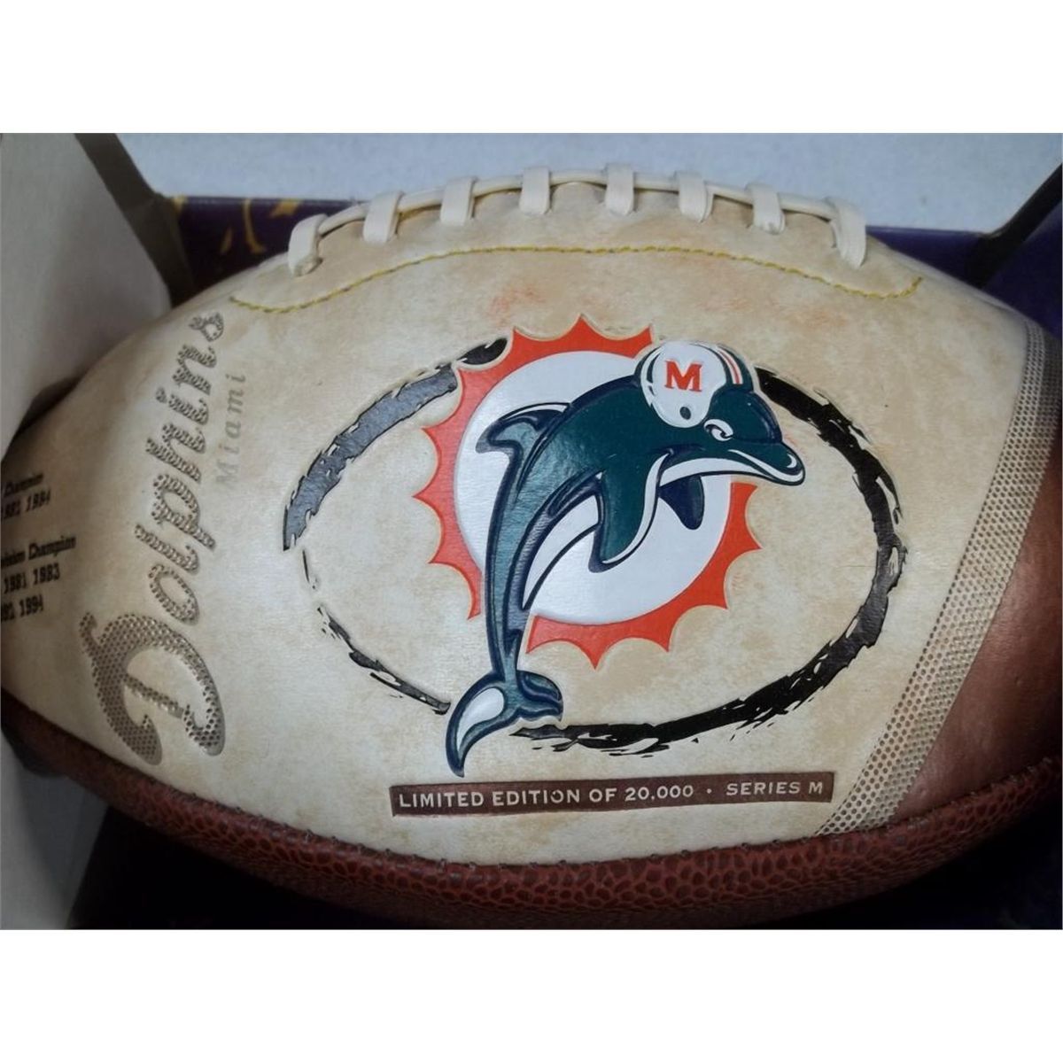 Miami Dolphins Football & Helmet Coin Bank