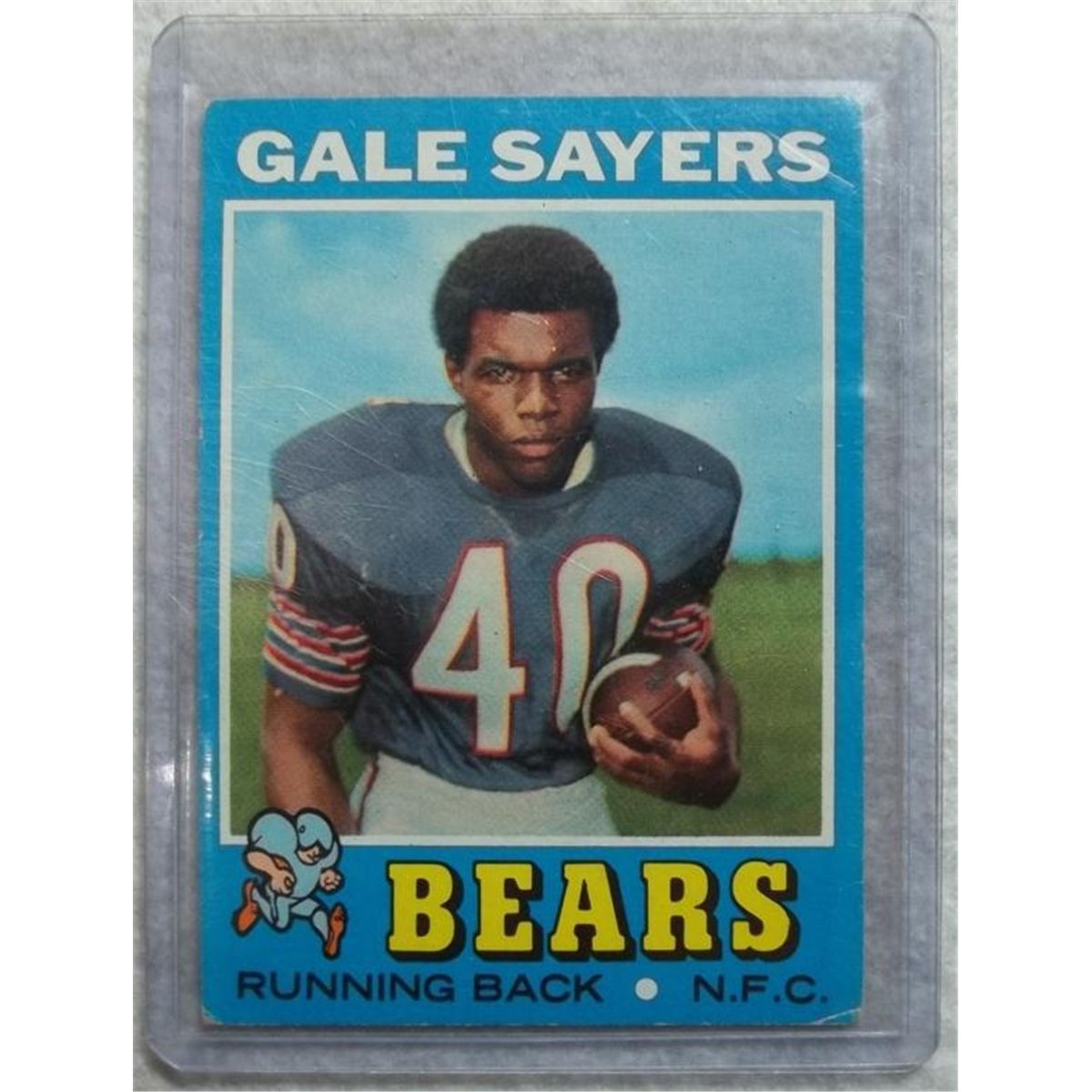 1971 Topps Gale Sayers Chicago Bears Football Card