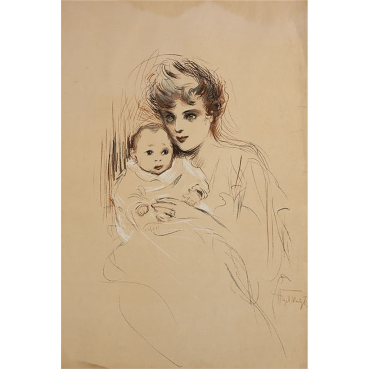 Lady Hazel Lavery (née Martyn) - MOTHER AND CHILD, 1903