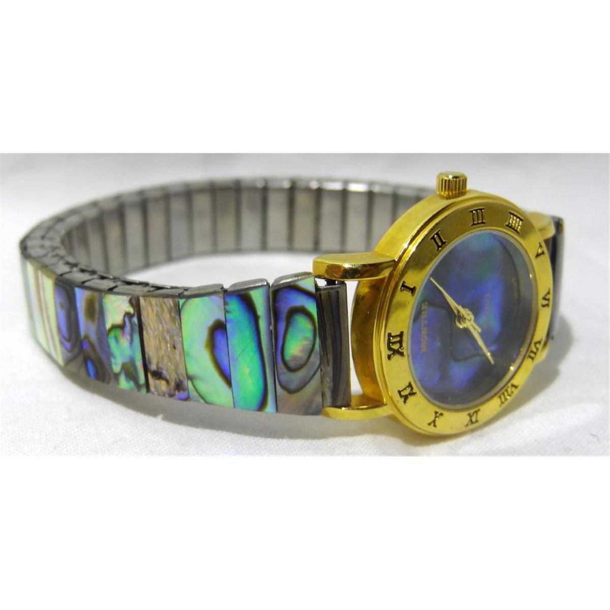 Ladies Abalone Shell Montre Quartz Watch