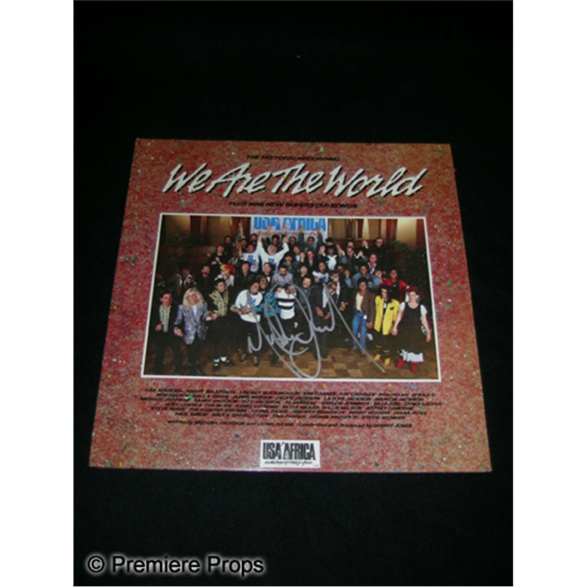 We Are the World Album Signed by Michael Jackson