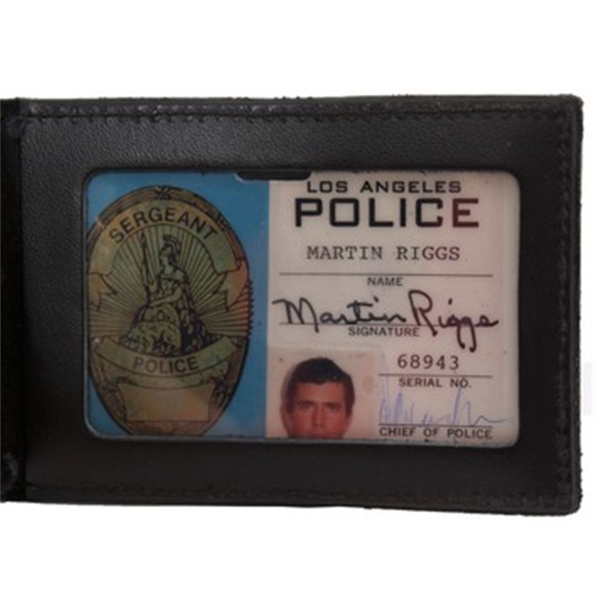 Mel Gibson Lethal Weapon 3 LAPD ID and Badge