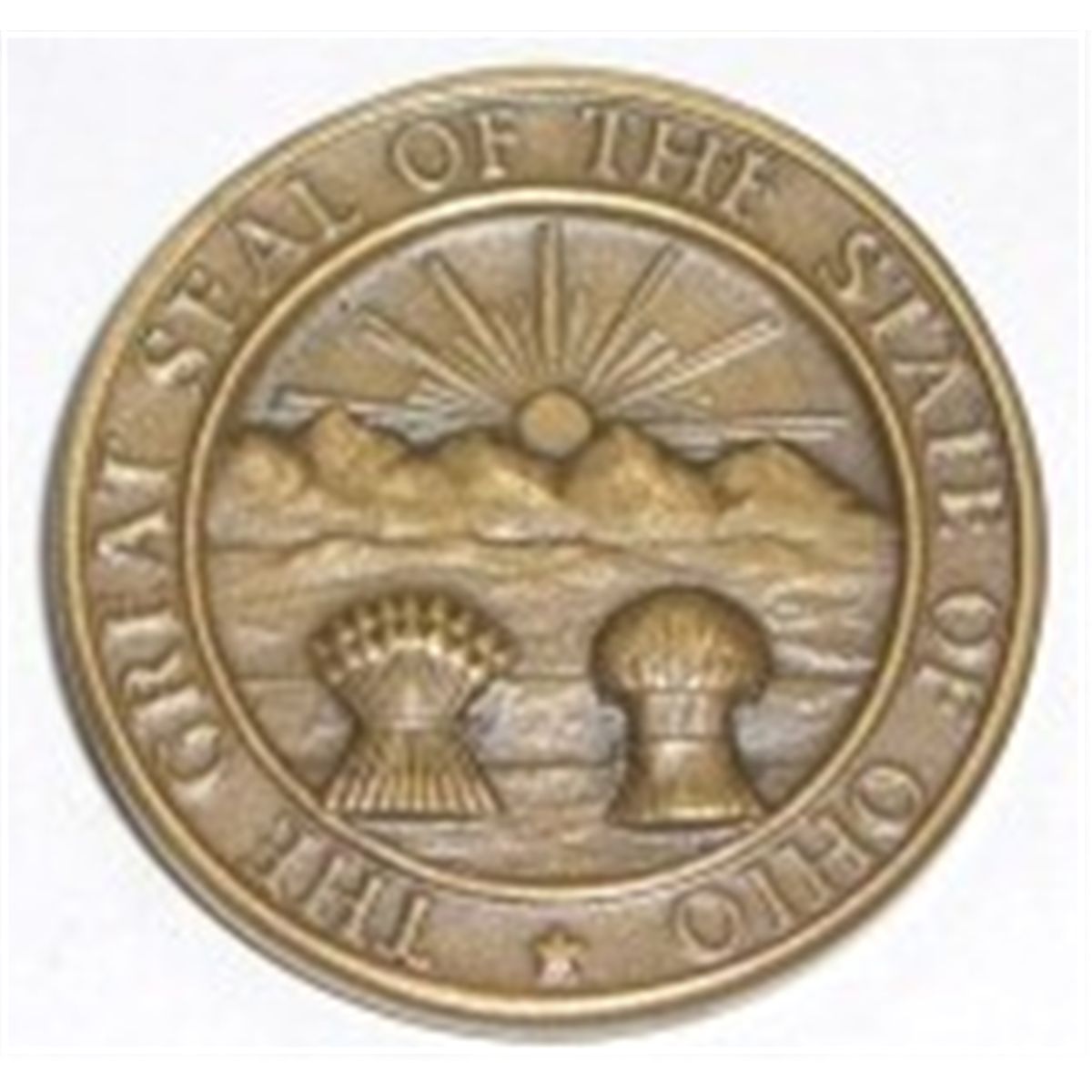 Medalic Art *THE GREAT SEAL OF THE STATE OHIO WILBUR - ORVILLE WRIGHT ...