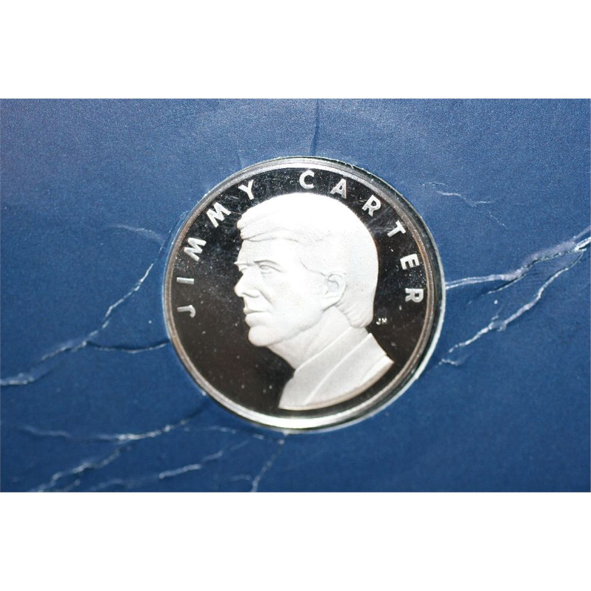 Jimmy Carter Inaugural Silver Medal, .999 fine 1/2 oz.