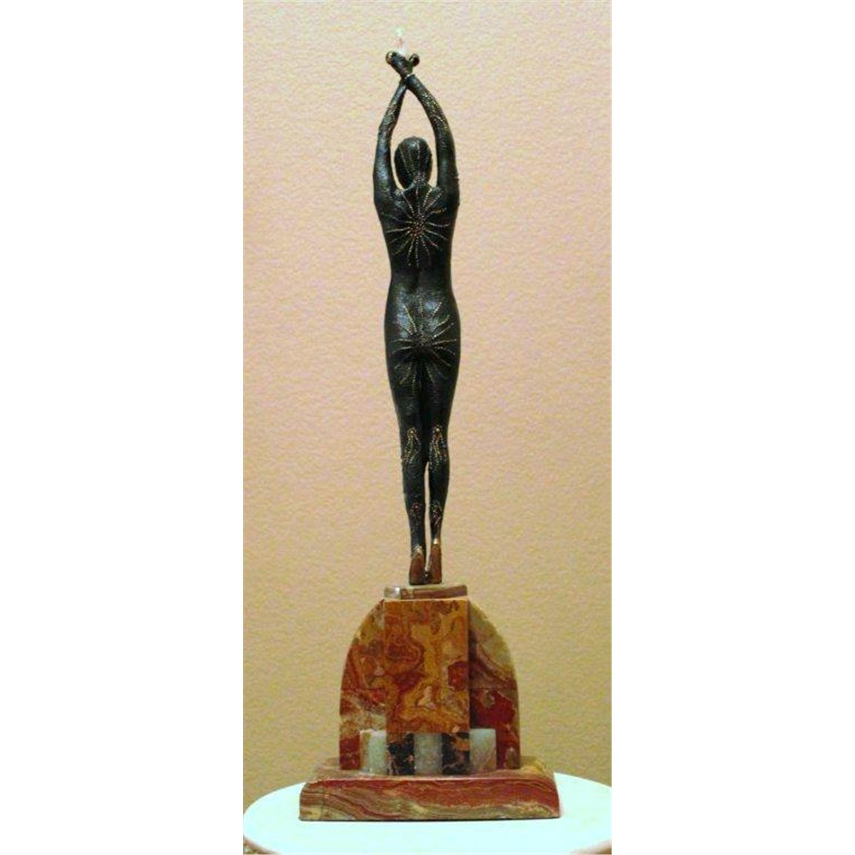 Chiparus - "Starfish Dancer" -Bronze And Ivory Sculpture
