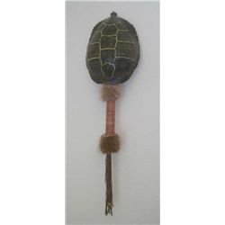 Turtle shell war club? Reproduction, very well done.