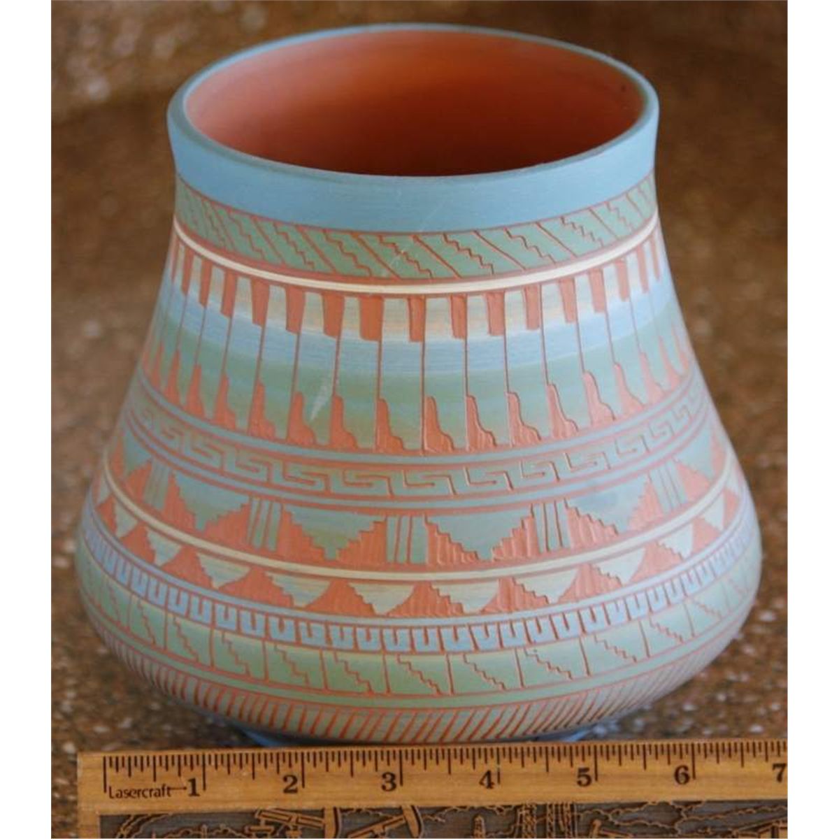 Native American Pottery Signed: E.J. (Evelyn Johnson?)