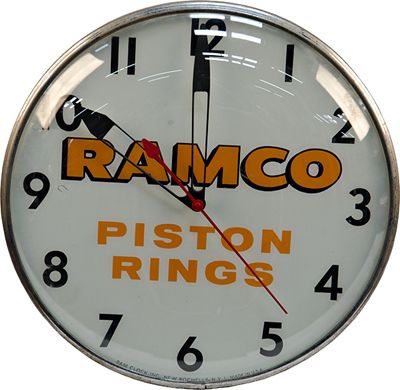 Vintage "RAMCO Piston Rings" Advertisement Light-Up Pam