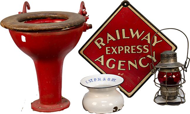 Lot Of Early Railroad Items, Including: