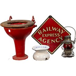 Lot Of Early Railroad Items, Including: