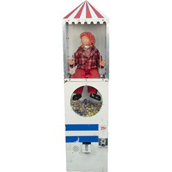 25 Cent Animated Clown Arcade Floor Vending Machine