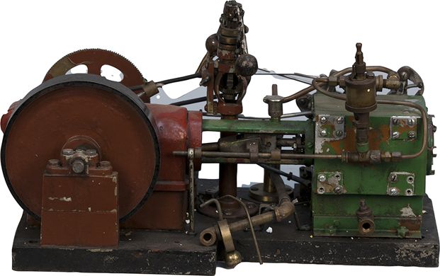 GTS BROS MFG. Co. Chicago Miniature Steam Engine Model