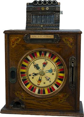 5 Cent Mills Novelty "Brownie Jackpot" Counter Singl