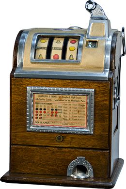 5 Cent O.D. Jennings "Operators Bell" Wood Front Slot M
