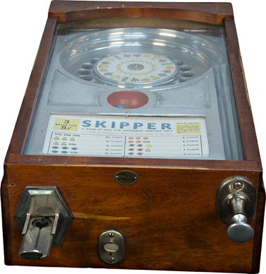 5 Cent Bally MFG. Co. "Skipper" Mechanical Pinball Styl