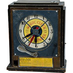 Coin-Op Keeney & Sons "Magic Clock" Trade Stimulator c1