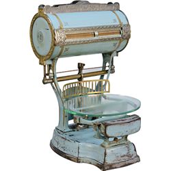 Early The Computing Scale Co. "Dayton" Barrel Scale