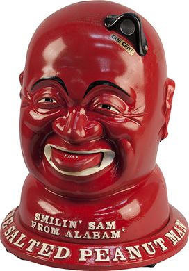 1 Cent "Smilin' Sam From Alabam" Peanut Vending Machine