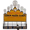 Vintage Edison Mazda Lamp Store Counter Metal Display R