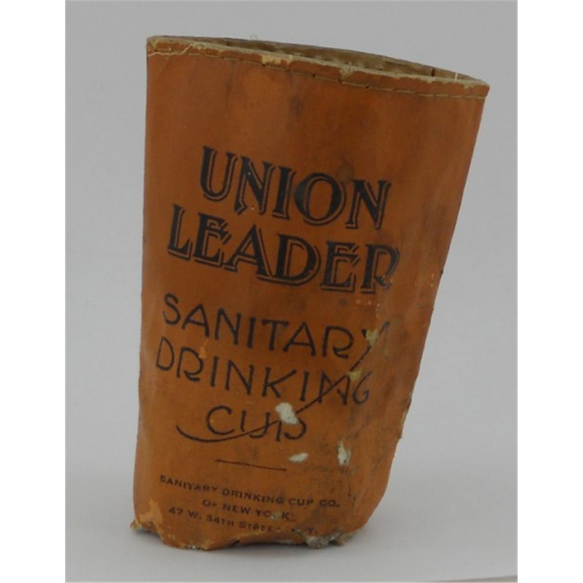 Union Leader Cut Plug Tobacco Collapsible Cup