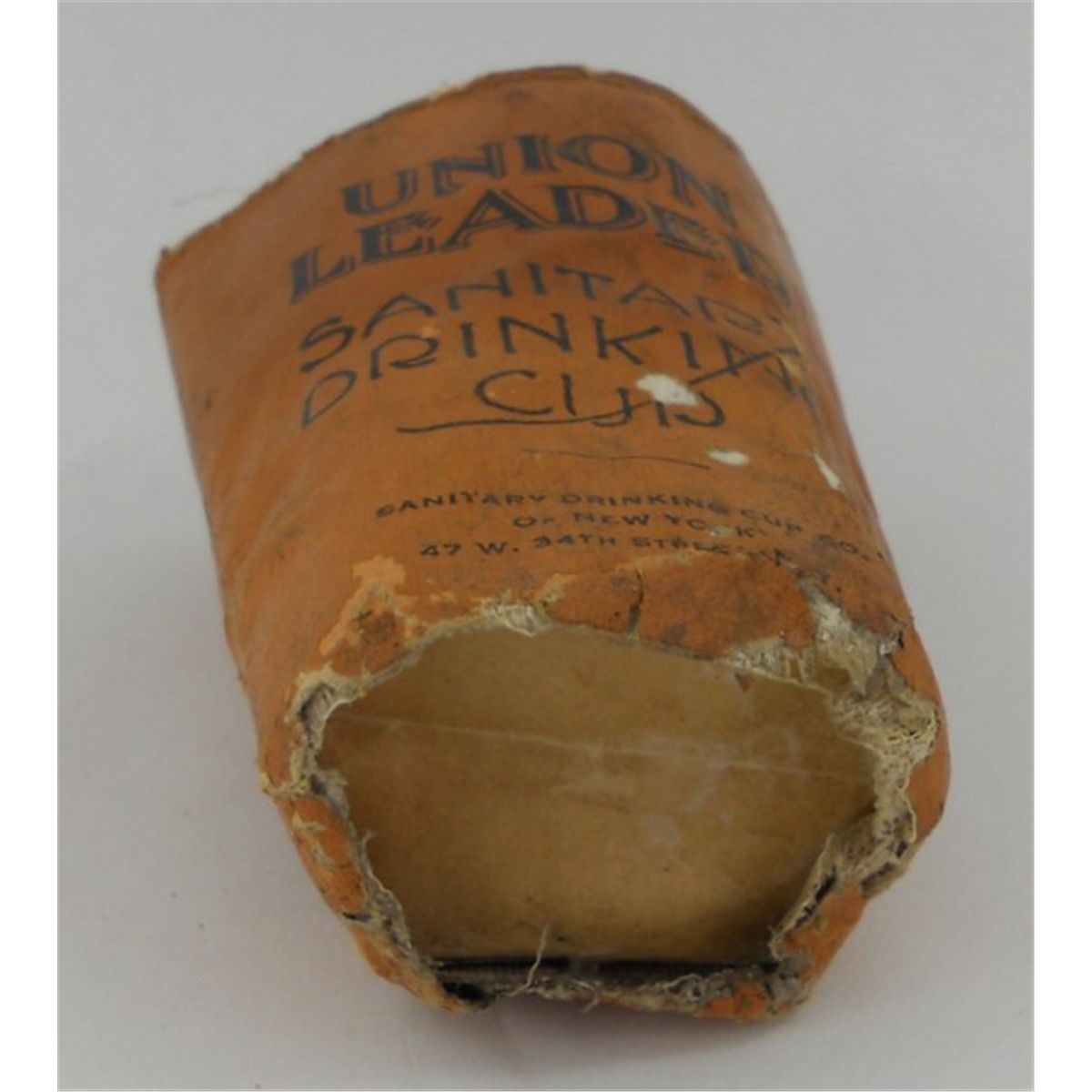 Union Leader Cut Plug Tobacco Collapsible Cup