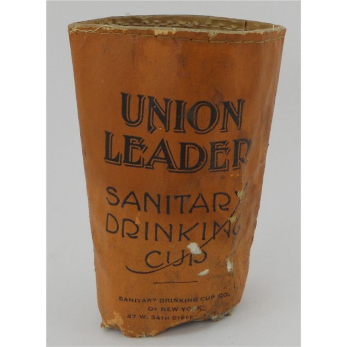 Union Leader Cut Plug Tobacco Collapsible Cup