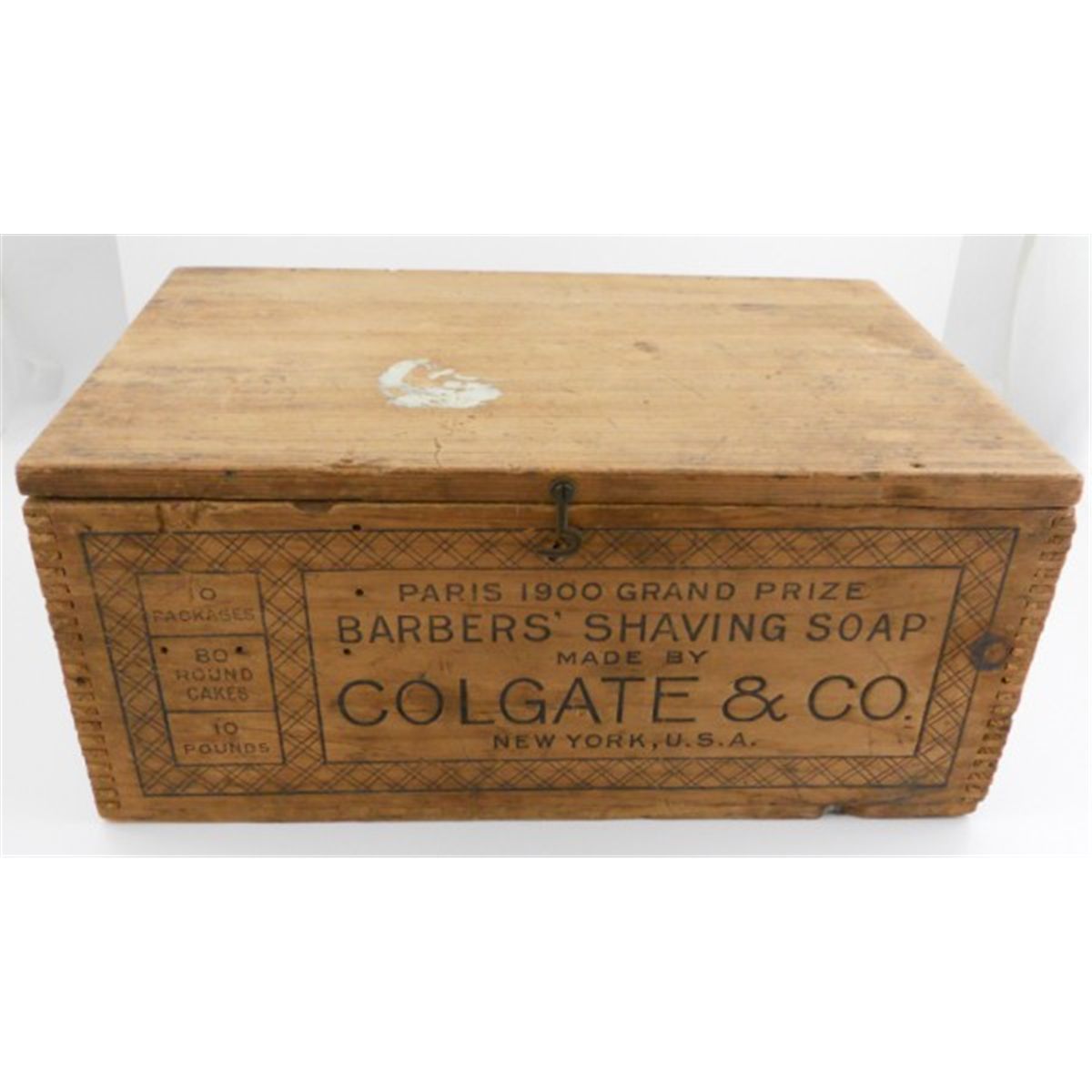 Colgate Barber Shaving Soap Shipping Box