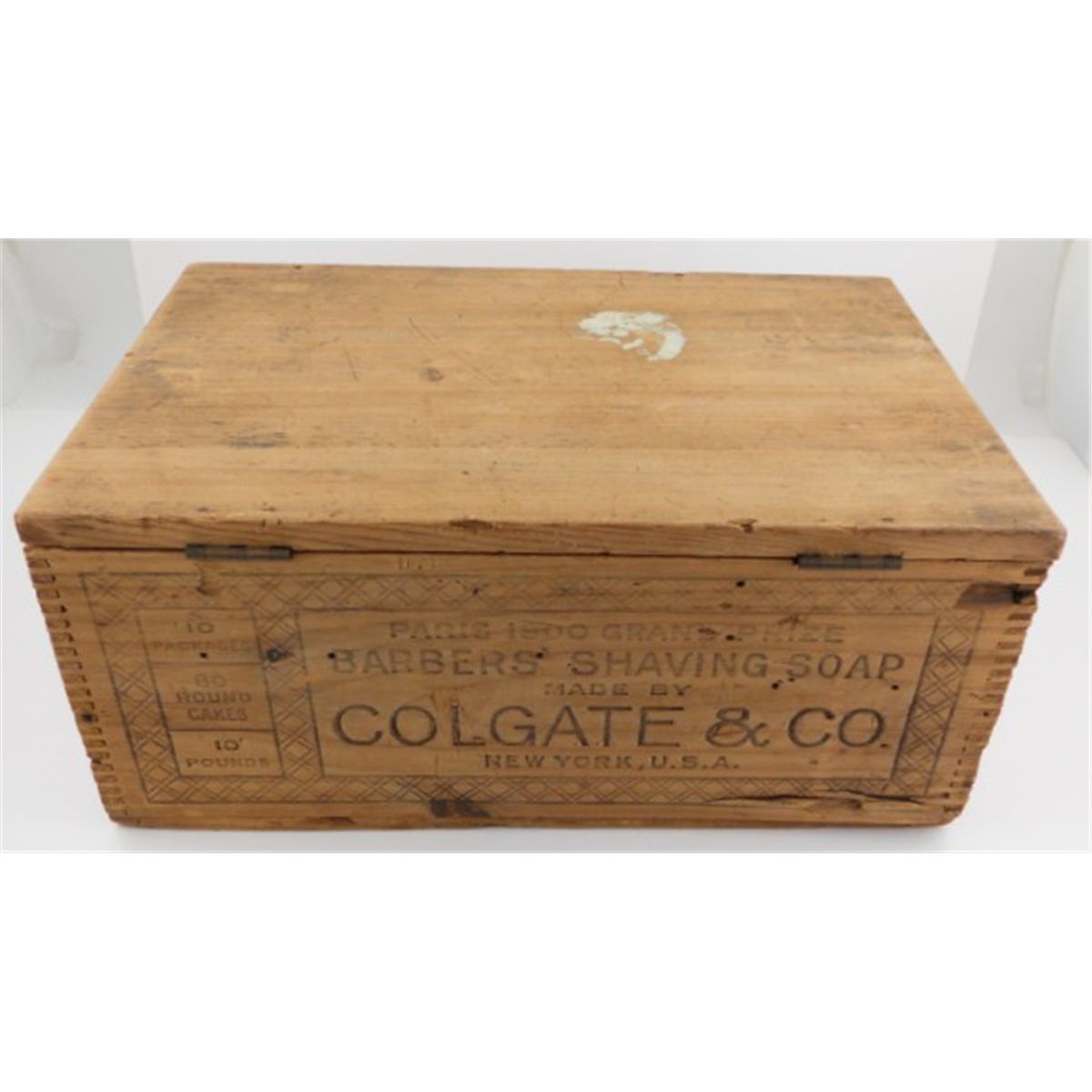 Colgate Barber Shaving Soap Shipping Box