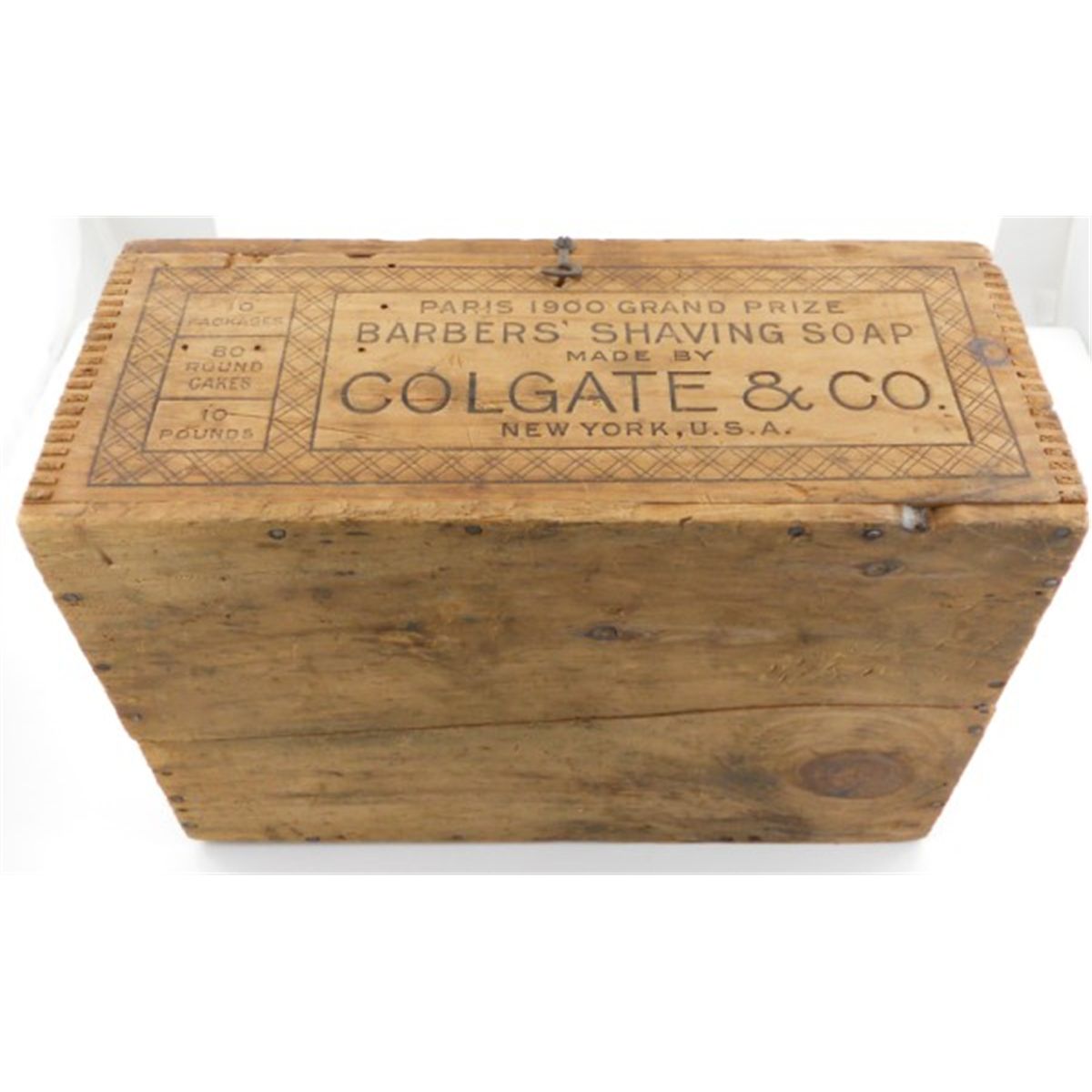 Colgate Barber Shaving Soap Shipping Box