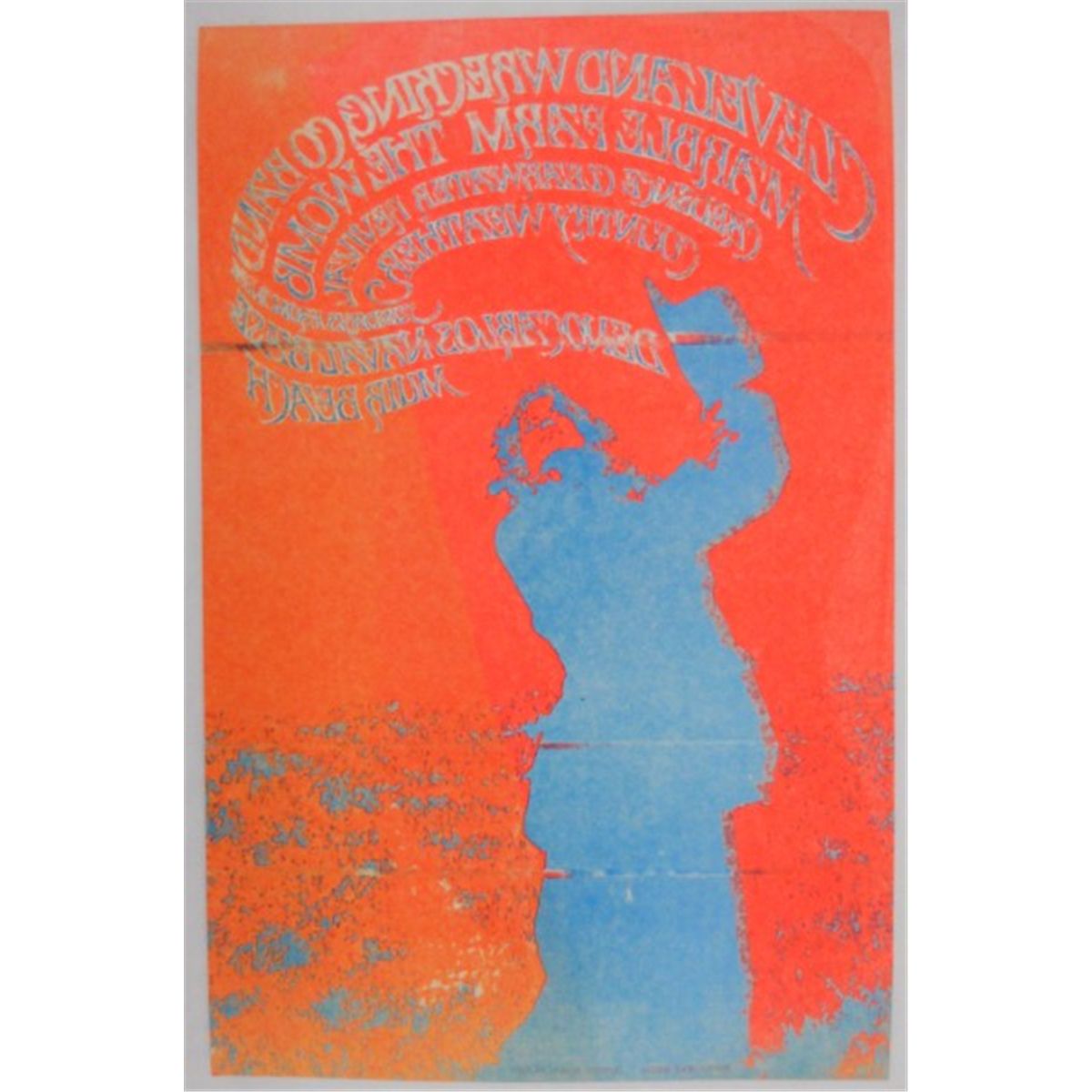 1968 Creedence Clearwater Revival Concert Poster