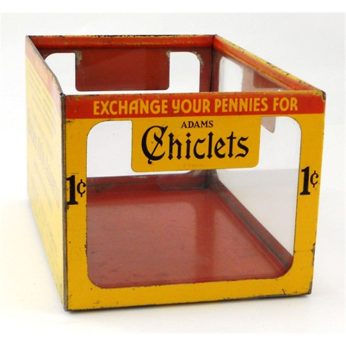 Vintage Adams Chiclets Penny Exchange Gum Display