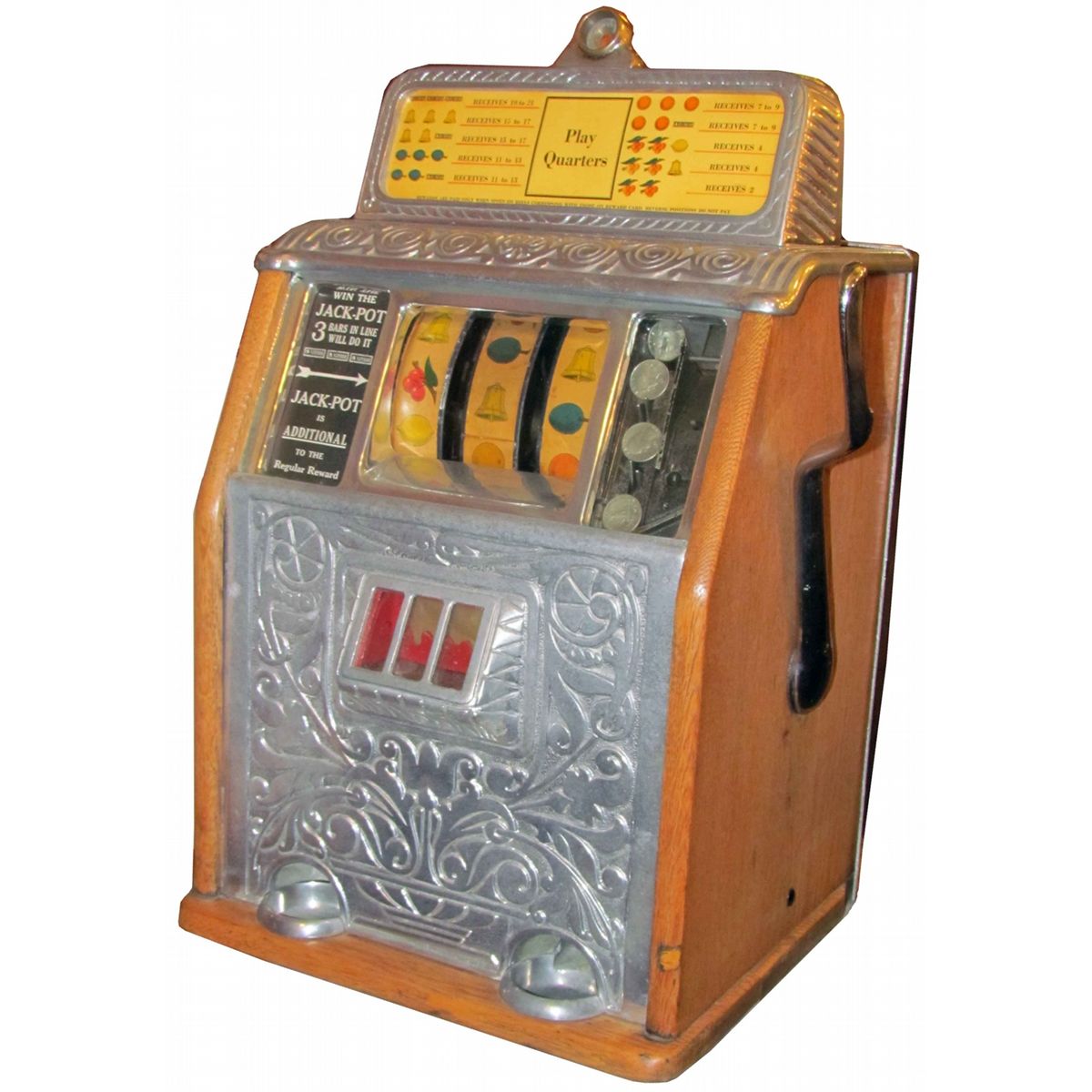 1928 Caille Superior 3 Reel Slot Machine