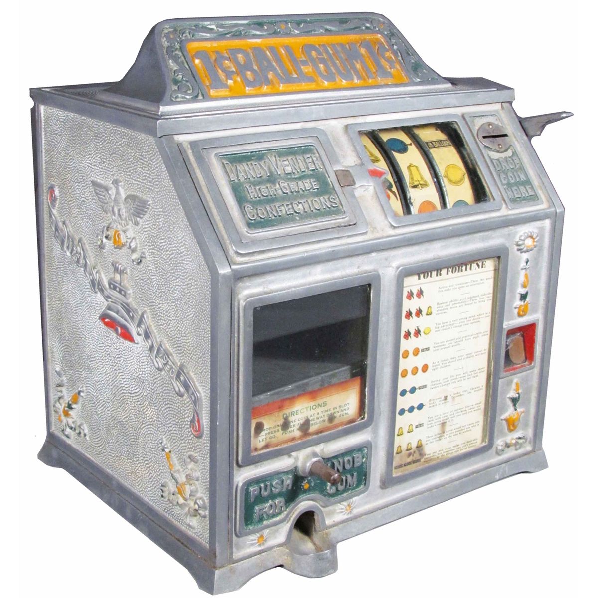 One Cent Ball-Gum Dandy Vendor Trade Stimulator