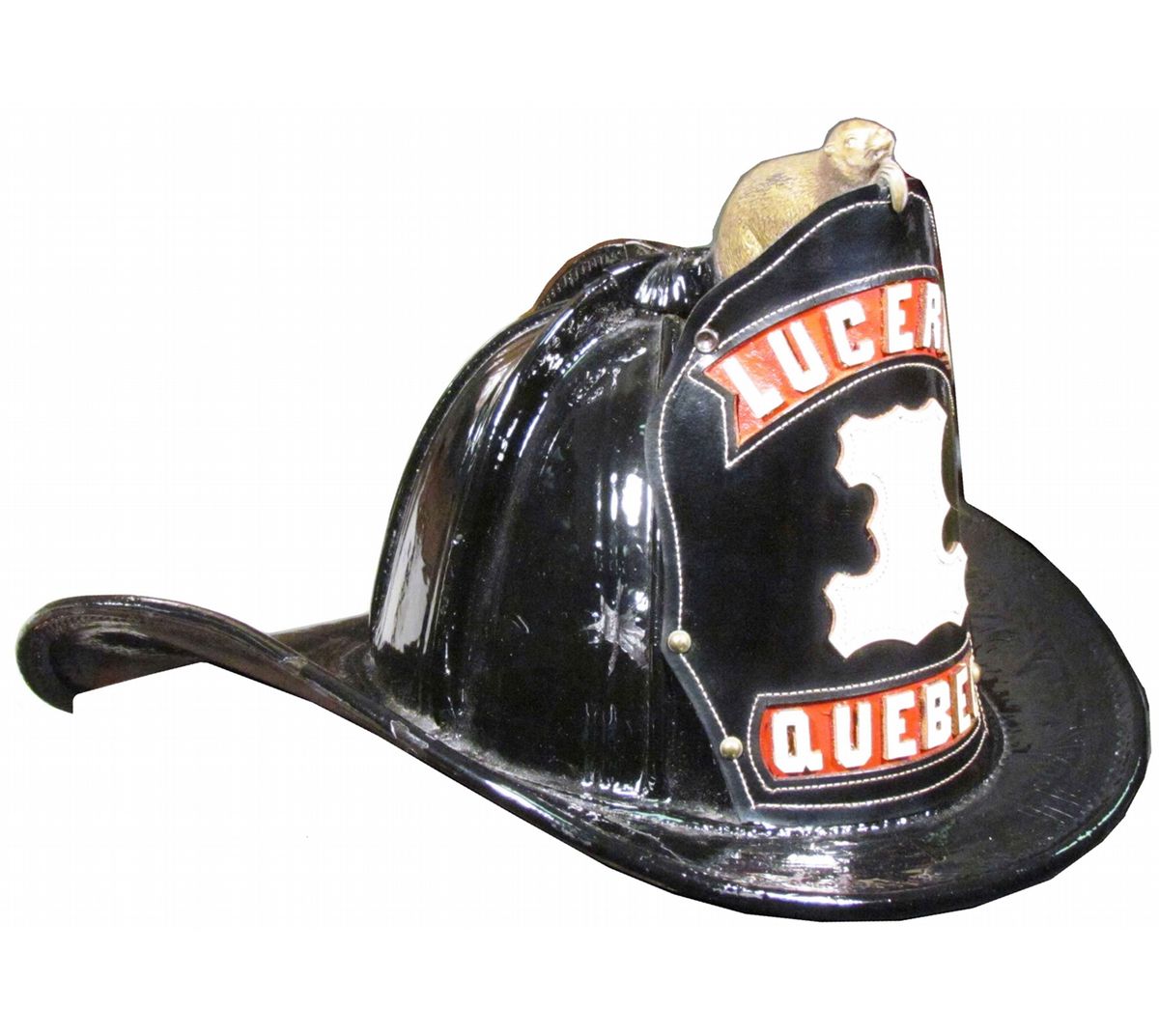 Leather Firefighter Helmet