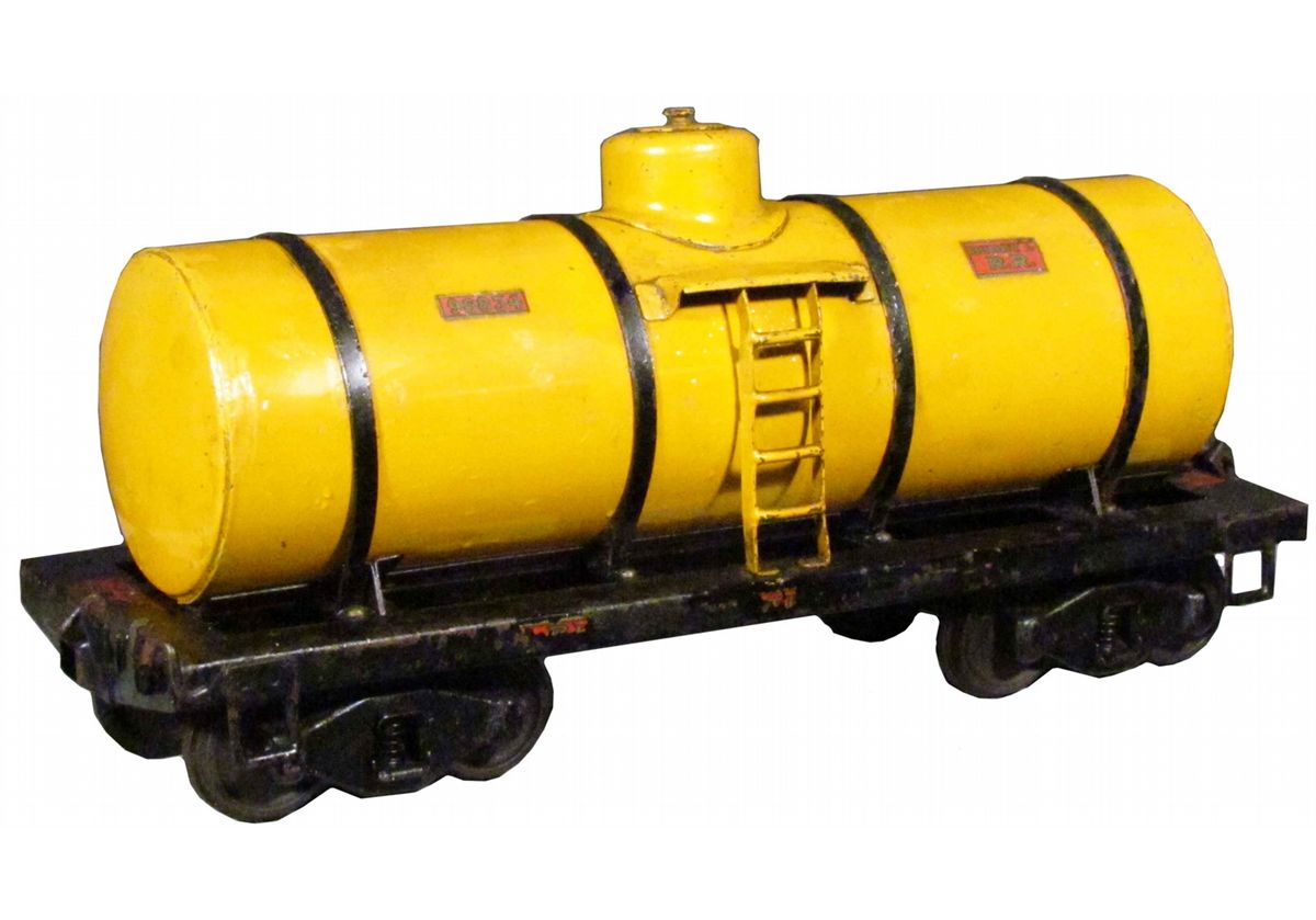 Buddy-L Pressed Steel Yellow Toy Tanker Car