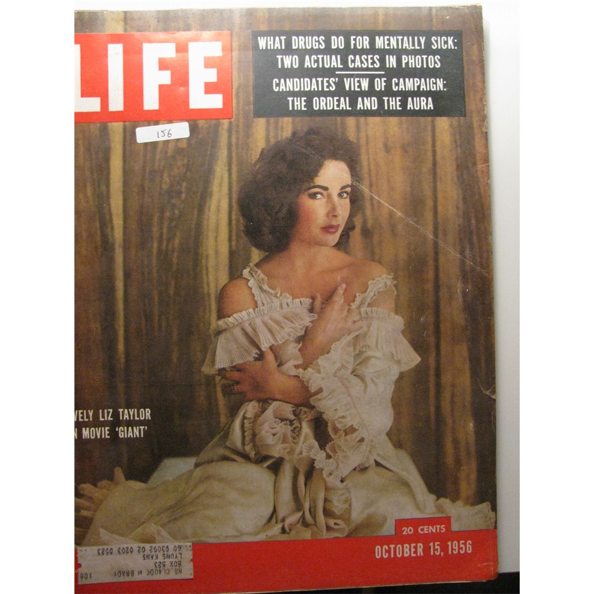 October 1956 Vintage Life Magazine; Liz Taylor in Movie Giant