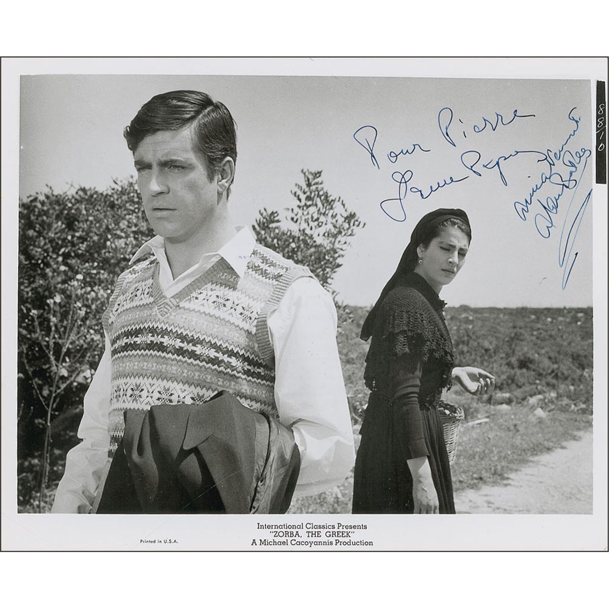 Irene Pappas and Alan Bates