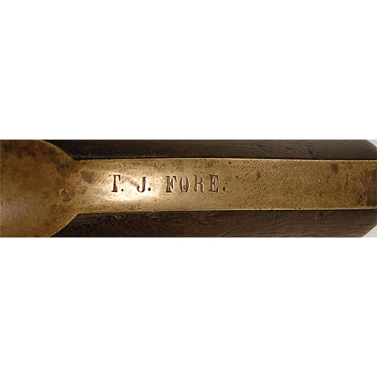 Colt 4th Model 1851 Navy Revolver Identified to Texas Ranger Thomas J. Fore