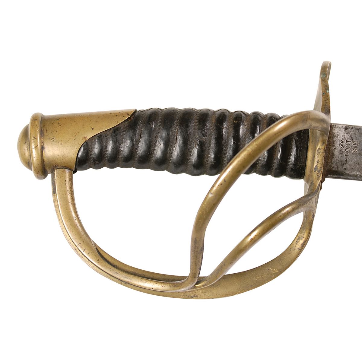 Union Civil War Model 1860 Light Cavalry Saber used by Henry C. Stewart ...