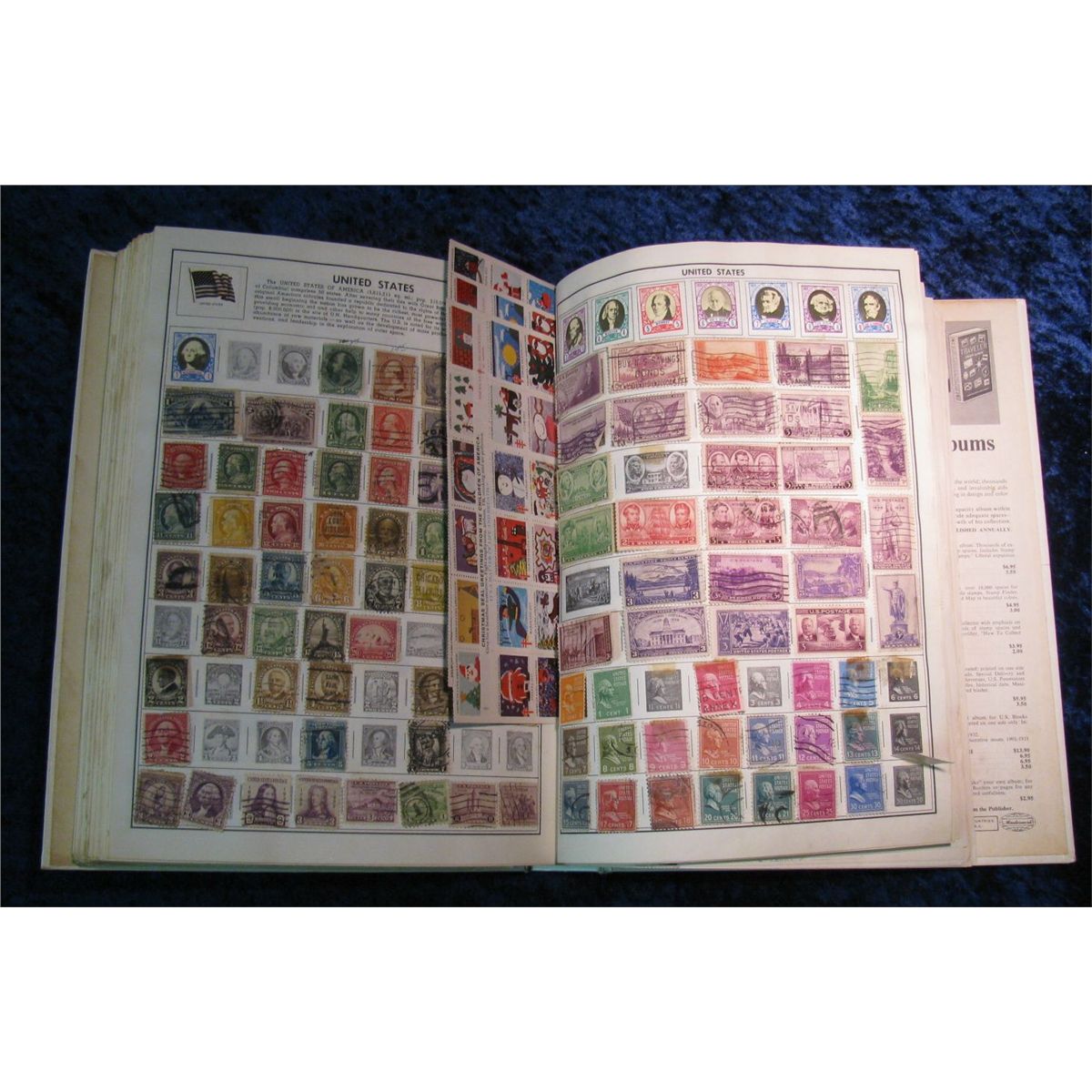 250. Traveler Stamp Album complete with hundreds and hundreds of ...