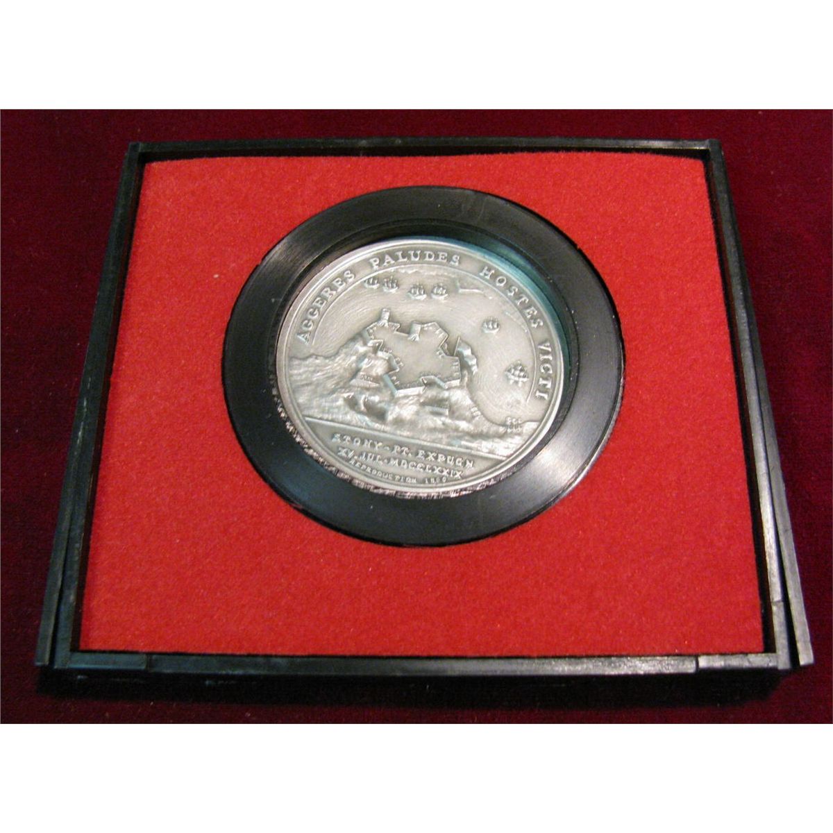 561. America's First Medals. Colonel de Fleury. Pewter. In case.