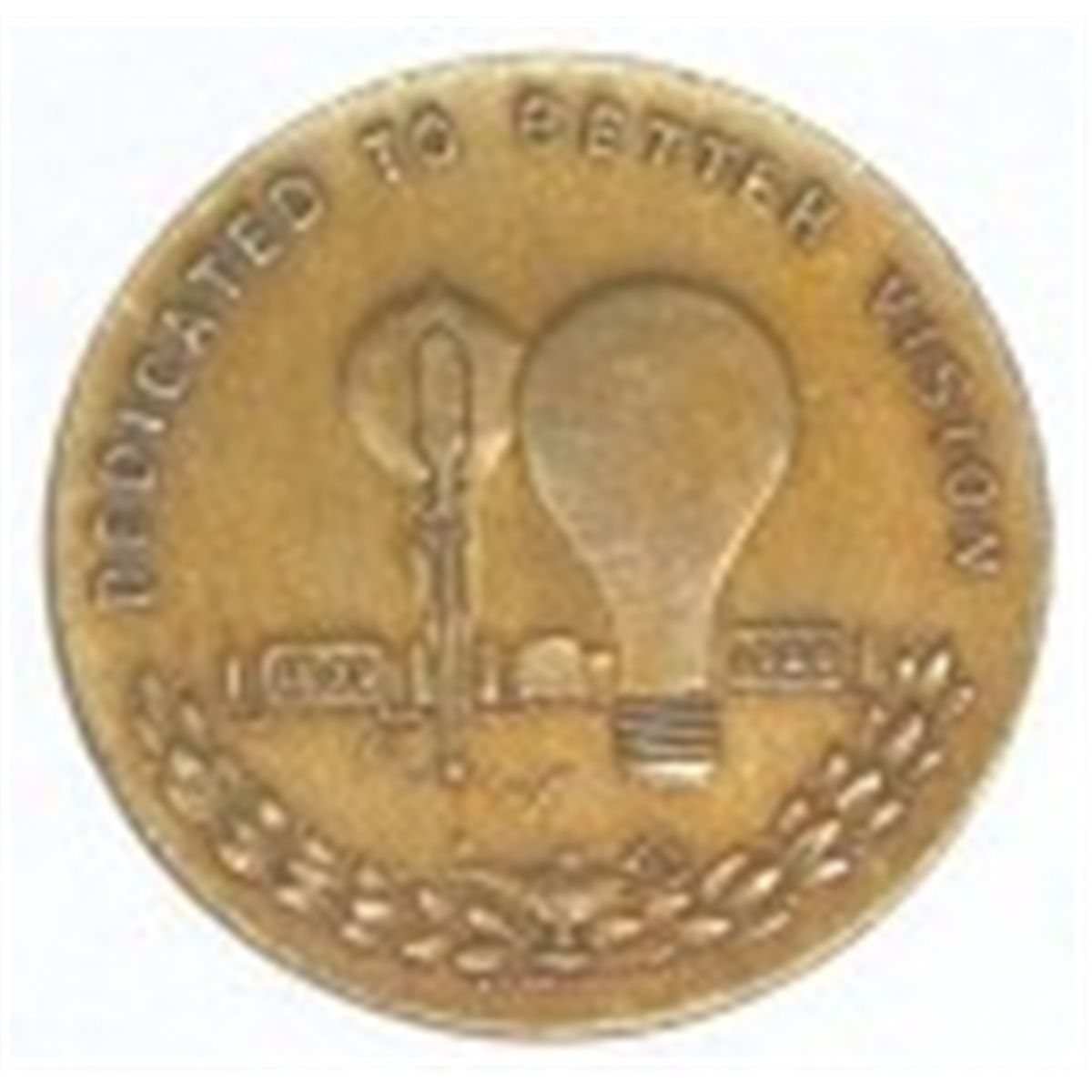 1879-1929 *THOMAS EDISON LIGHT'S GOLDEN JUBILLE* Commemorative Coin ...