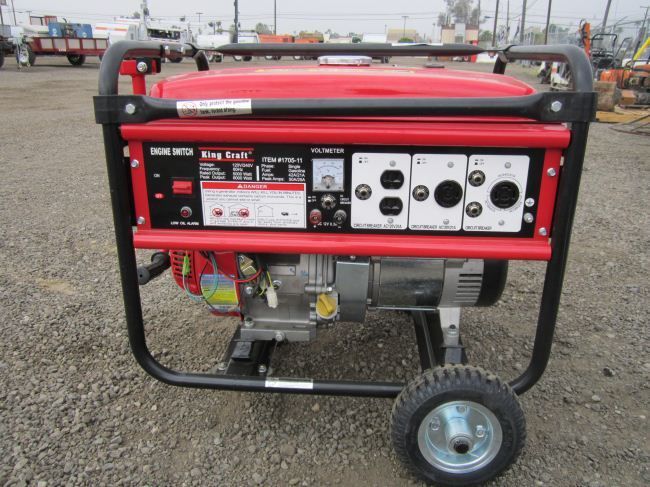 King Craft 6,000 Watt Generator