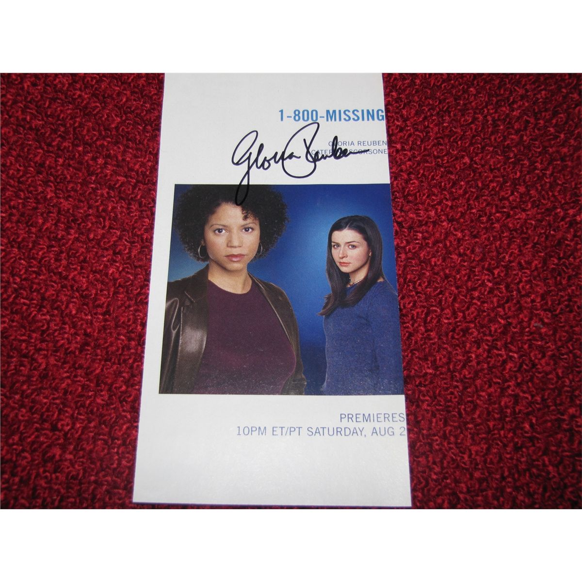 Actress Gloria Reuben "ER TV Show" Autograph