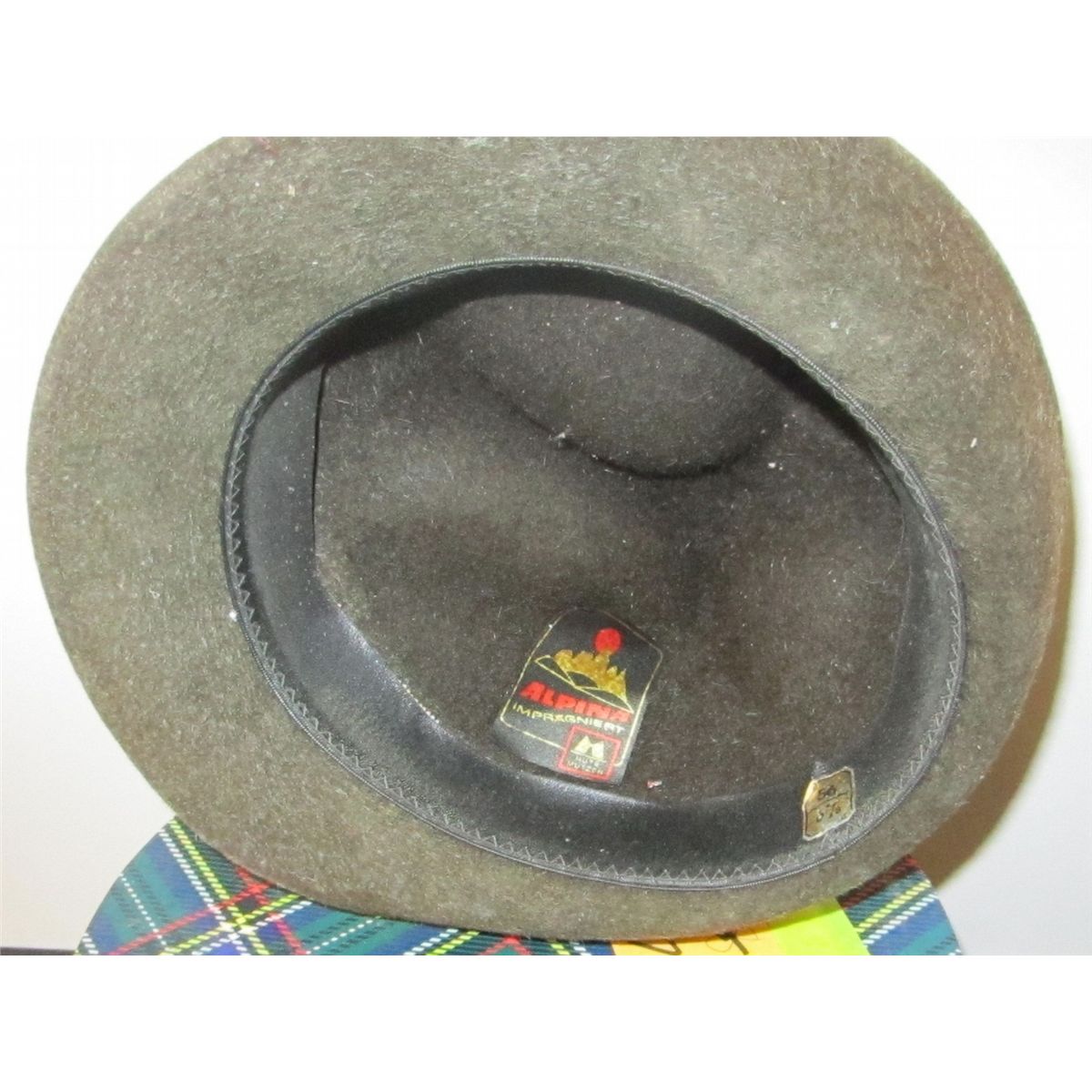Alpina Impragniert, Hute Mutzen Size 56 or 6 7/8. Rein Haar Exclusive ...
